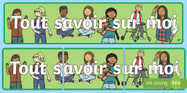 Livret : Tout sur moi (teacher made) - Twinkl