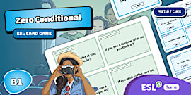 ESL Zero and First Conditional PPT Lesson for Teens