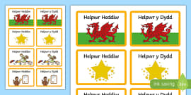 Helpwr Heddiw Meaning - Welsh Poster - Learning Resources