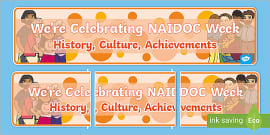 NAIDOC Week Themed Lettering Pack (teacher made)
