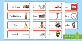 Fire Safety Matching Game | Printable Fire Safety Bingo