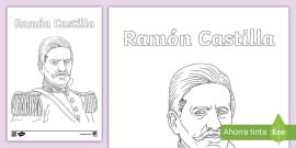 Ficha de actividad: El Huáscar para colorear | Twinkl