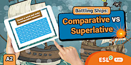 ESL Comparatives and Superlatives Game for Kids