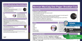 Norman MacCaig One-Pager: Basking Shark - Twinkl