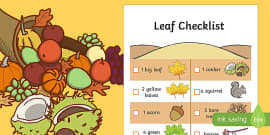 Autumn Themed I Spy With My Little Eye Activity - season