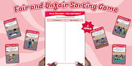 Moral Education - Fair or Unfair Activity