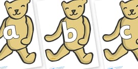 Phoneme Set on Bow Tie Teddy (teacher made) - Twinkl