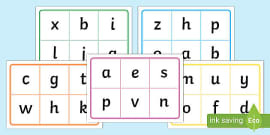 Upper Case Alphabet Bingo | Letter Recognition - Twinkl