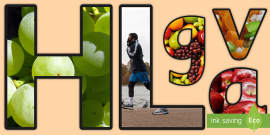 'Healthy Living' Display Lettering (teacher made) - Twinkl