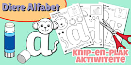 Afrikaanse Diere Alfabet | Afrikaans Alphabet Words