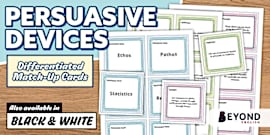 Persuasive Devices List - Teaching Vocabulary - Primary