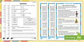 J.K. Rowling Differentiated Reading Comprehension Activity