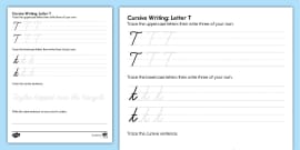 Cursive Handwriting Worksheets | Cursive Letters Worksheet