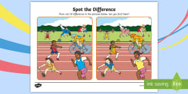Rainforest Spot the Difference Game (teacher made)