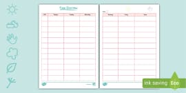 Key Group Overview Template (Teacher-Made) - Twinkl