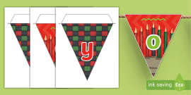 Kwanzaa Display Bunting (Teacher-Made) - Twinkl