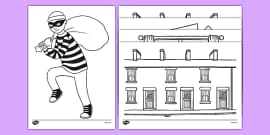 Burglar Resource Pack (teacher made)