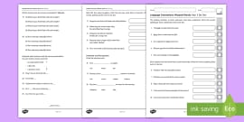 NAPLAN Style Numeracy Year 3 Example Test Set 5 Worksheet / Worksheets