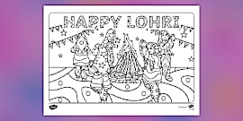 Lohri Mindfulness Colouring Pages