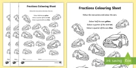 Year 1 Car Themed Maths Challenge Cards