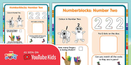 FREE Numberblocks: 0-30 Number Line Banner (teacher made)