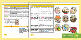 The History of Toys Timeline Cut and Stick Activity