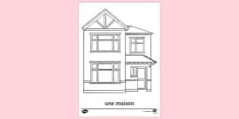 FREE! - Three Bears House Colouring | Colouring Sheet