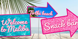 * NEW * Pink Malibu Beach Party Pack | Twinkl Party - Twinkl