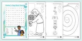 Mother's Day I Spy and Count Activity to 20 (teacher made)