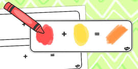 👉 Colour Mixing: Display Signs (teacher made)