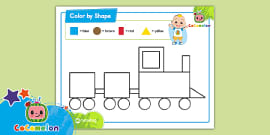 FREE CoComelon: Color by Number Activity (teacher made)