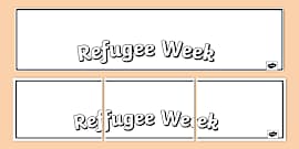 Refugee Week Collaborative Art Activity (teacher made)