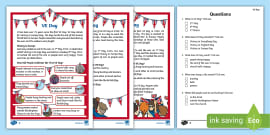 KS1 Alan Turing Differentiated Reading Comprehension Activity
