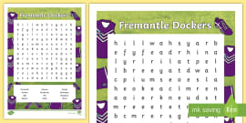 AFL Colouring Pages - colour in, AFL