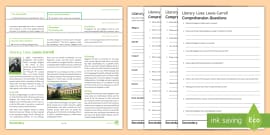 Terry Pratchett Differentiated Reading Comprehension Activit ...