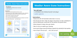ESL Weather Activities Resource Pack - Weather for ESL