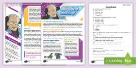 Stephen Hawking Mind Map,Stephen Hawking - Twinkl