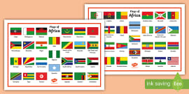 Printable Flags from Around the World Posters