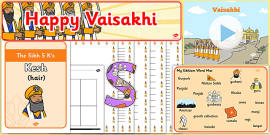 Vaisakhi Colouring Pages