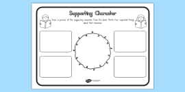 Character Adventure Comprehension Worksheet