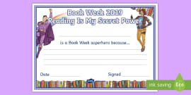 Book Colours Reading Certificates (teacher made) - Twinkl