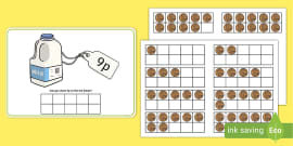 👉 Toy Shop Counting Pennies to 20 Matching Game - Twinkl