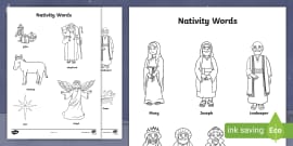 The Christmas Nativity Story Colouring Pages (teacher made)