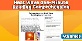 Extreme Weather: Tornado 60-Second Reading Comprehension