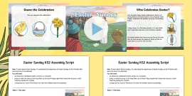KS2 Easter Assembly Script (With PowerPoint) (teacher made)