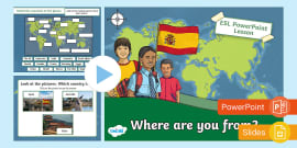 Where Are You From? ESL Lesson - ESL for Beginners Lesson 3