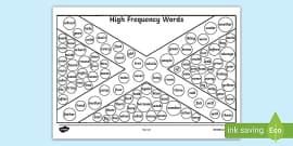 Active Literacy Stage 1 Words Colouring - CfE Resource