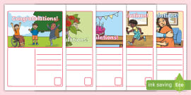What is Congratulations in Welsh? Llongyfarchiadau - Twinkl