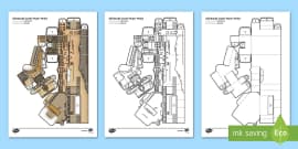 Spitfire paper model (teacher made)