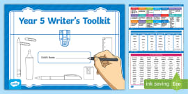 Year 4 Writer's Toolkit Booklet (teacher made)